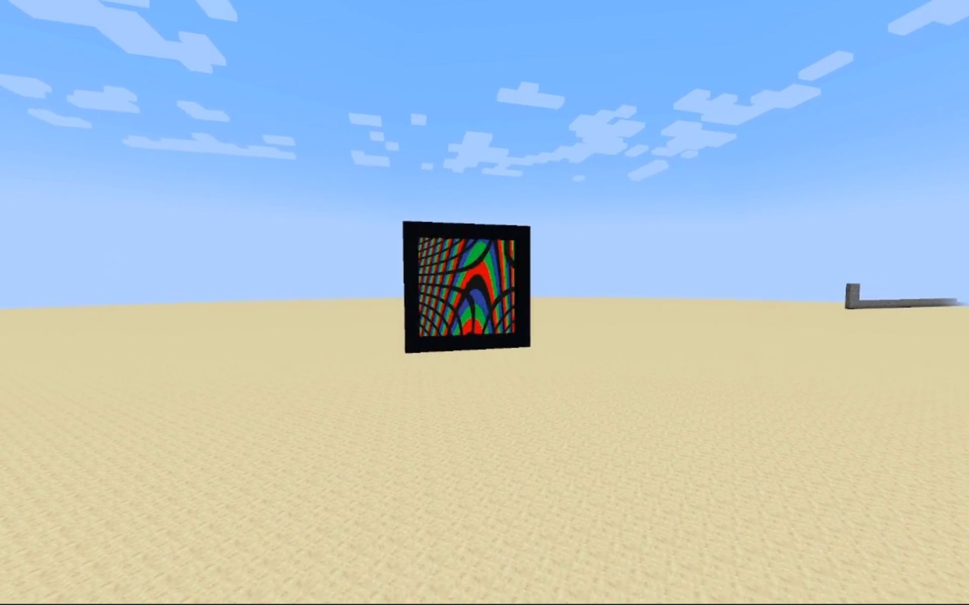 Minecraft Redditor showcases fascinating RGB Moire effect through map art