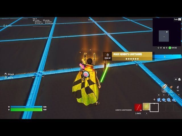 How to get Lightsabers in Fortnite Creative