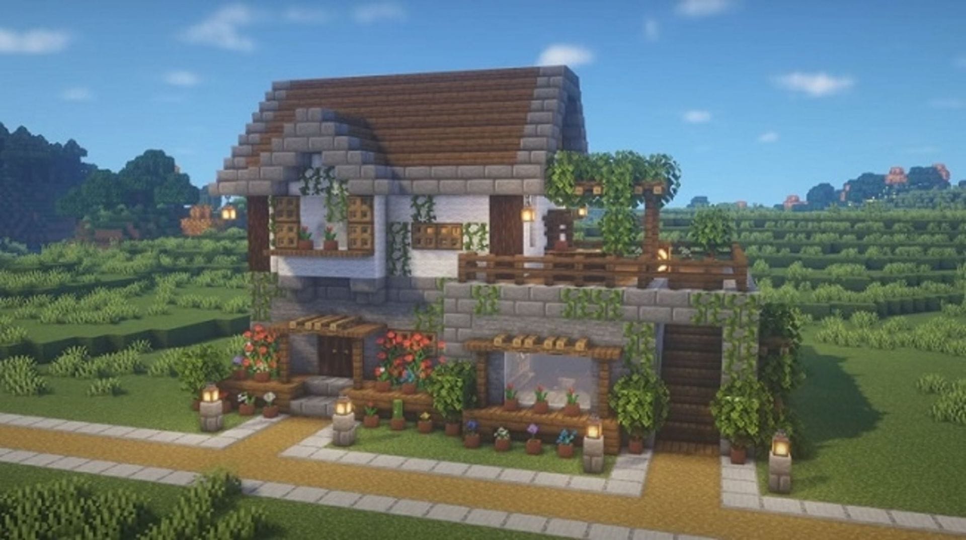 10 great Minecraft houses to build in a plains biome (2022)