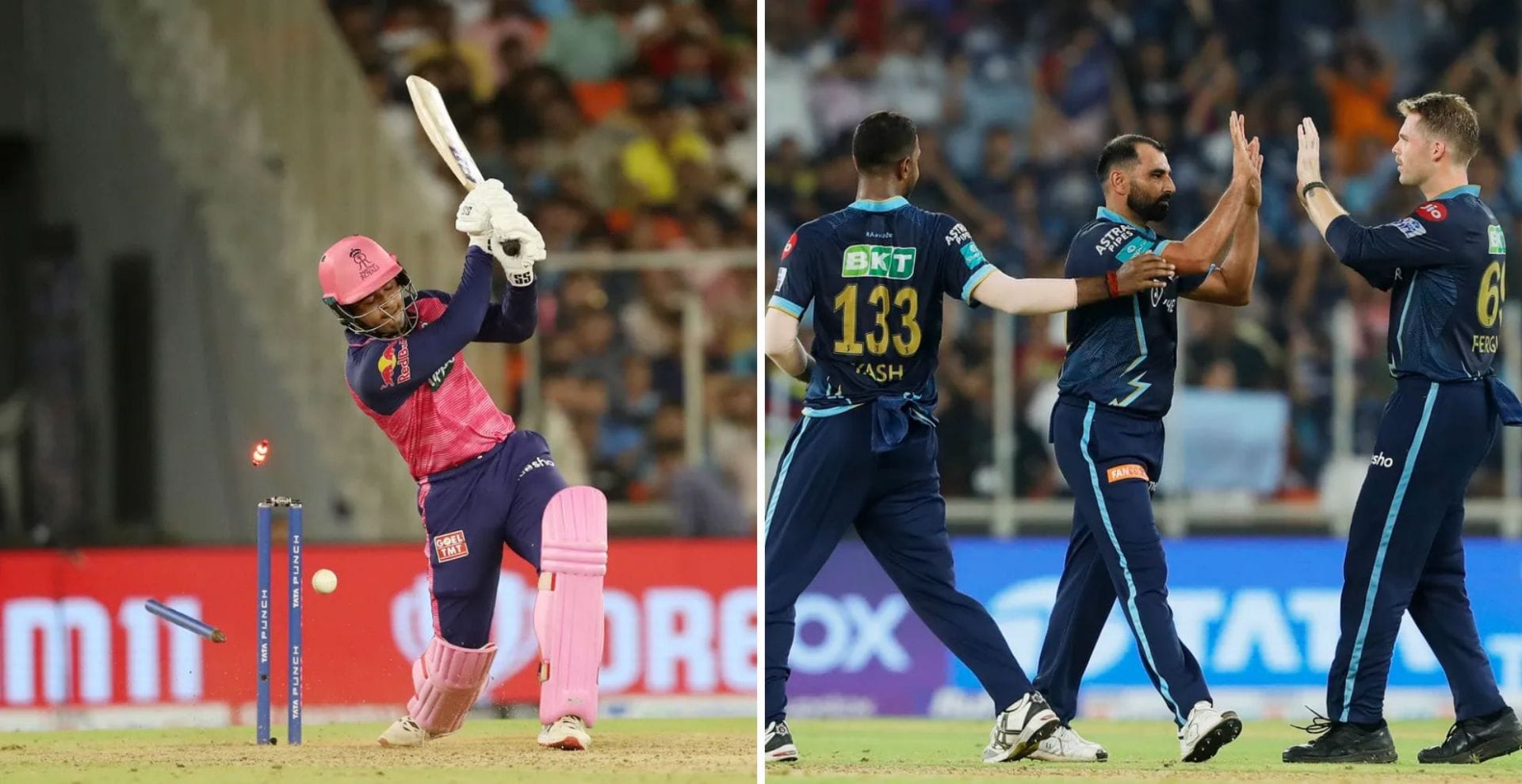 [Watch] Riyan Parag's off stump goes for a toss as Mohammad Shami nails ...