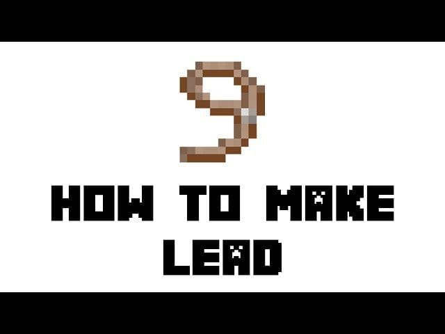 How to make a leash in Minecraft
