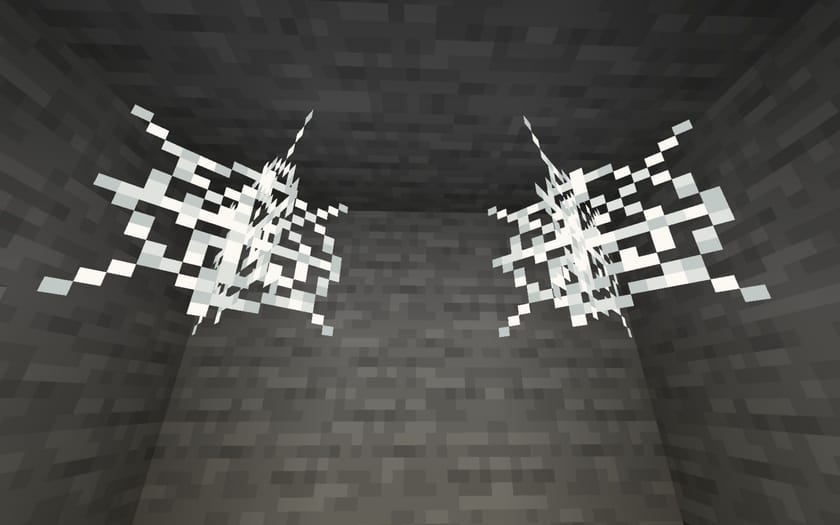 How to make a cobweb trap in Minecraft