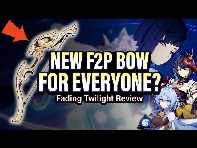 Fading Twilight bow in Genshin Impact: How to get and ascension ...
