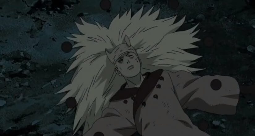 When does Guy fight Madara?