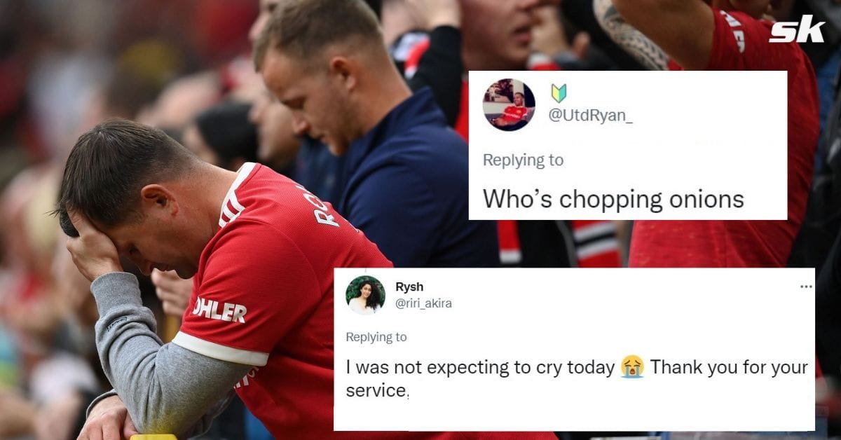 “I was not expecting to cry today”, “Who’s chopping onions ...