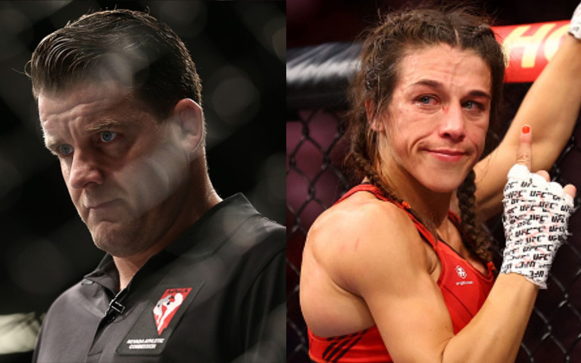 Referee Marc Goddard pens heartfelt message on Joanna Jedrzejczyk's ...