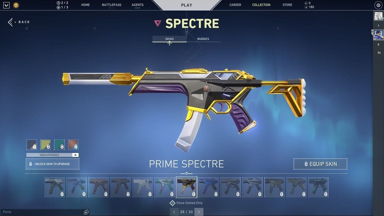 Full list of Spectre skins in Valorant as of Episode 4 Act 3