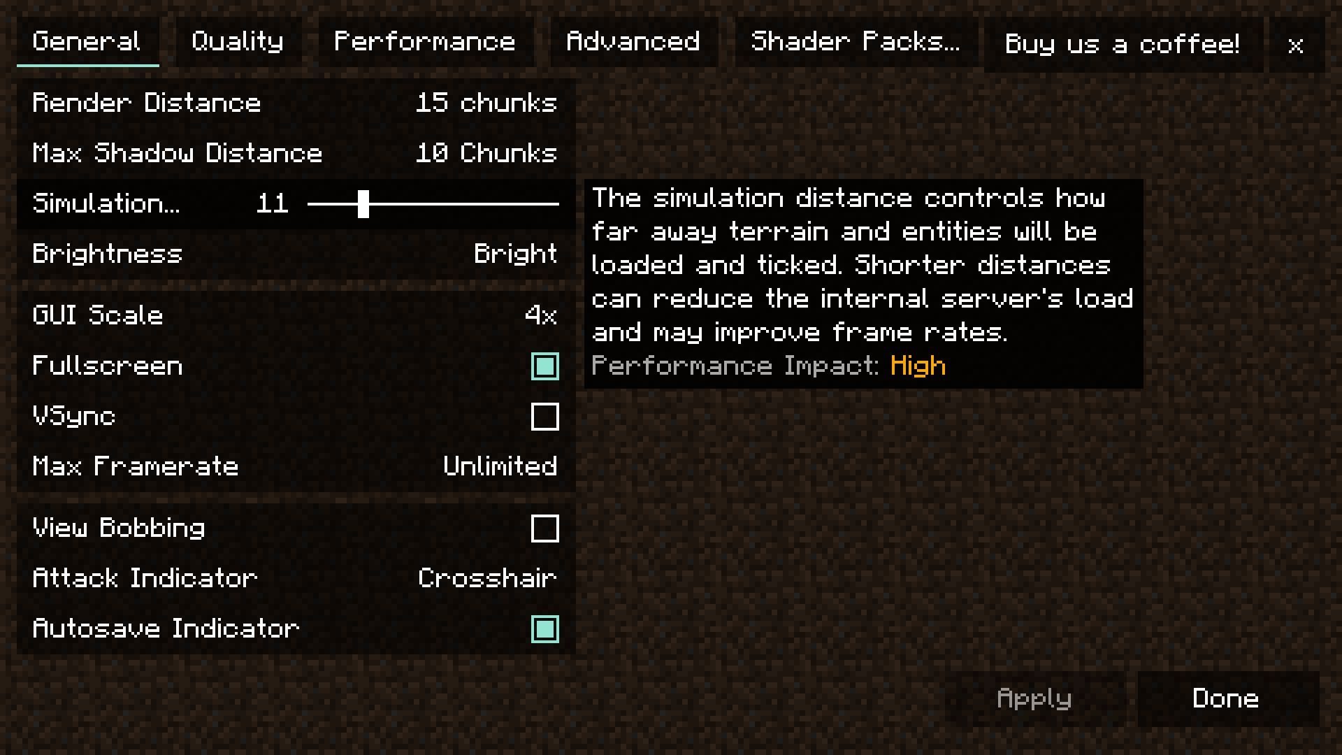 What is Simulation Distance in the Minecraft 1.19 update?
