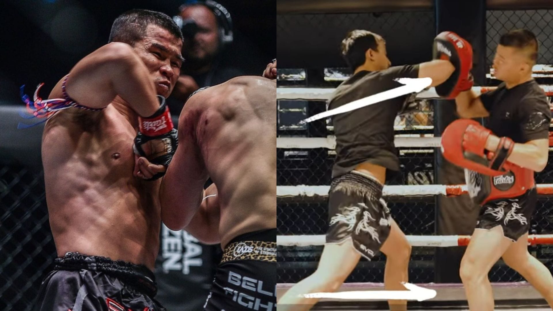 Muay Thai champion Nong-O teaches lean back counter elbow