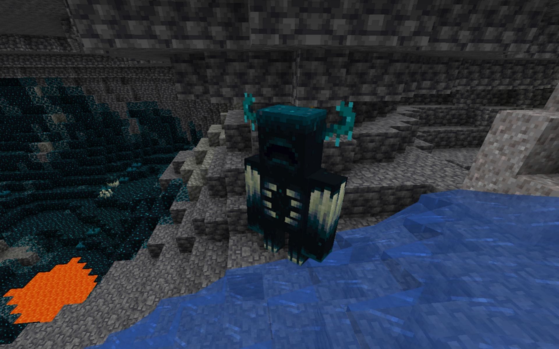 Redditor humorously tortures Warden with sounds in Minecraft 1.19