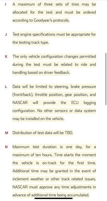 NASCAR sets new rules for testing with drivers from other racing sports