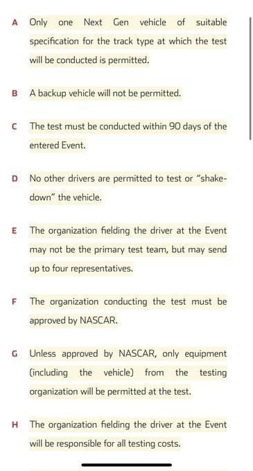 NASCAR sets new rules for testing with drivers from other racing sports