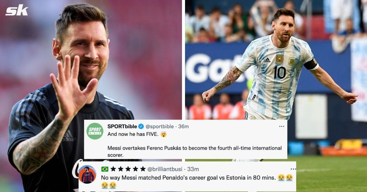 Twitter explodes as Lionel Messi steals the show for Argentina with ...