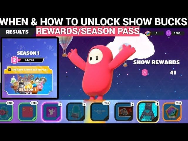 Fall Guys goes free-to-play, adds Show-Bucks and Season Pass
