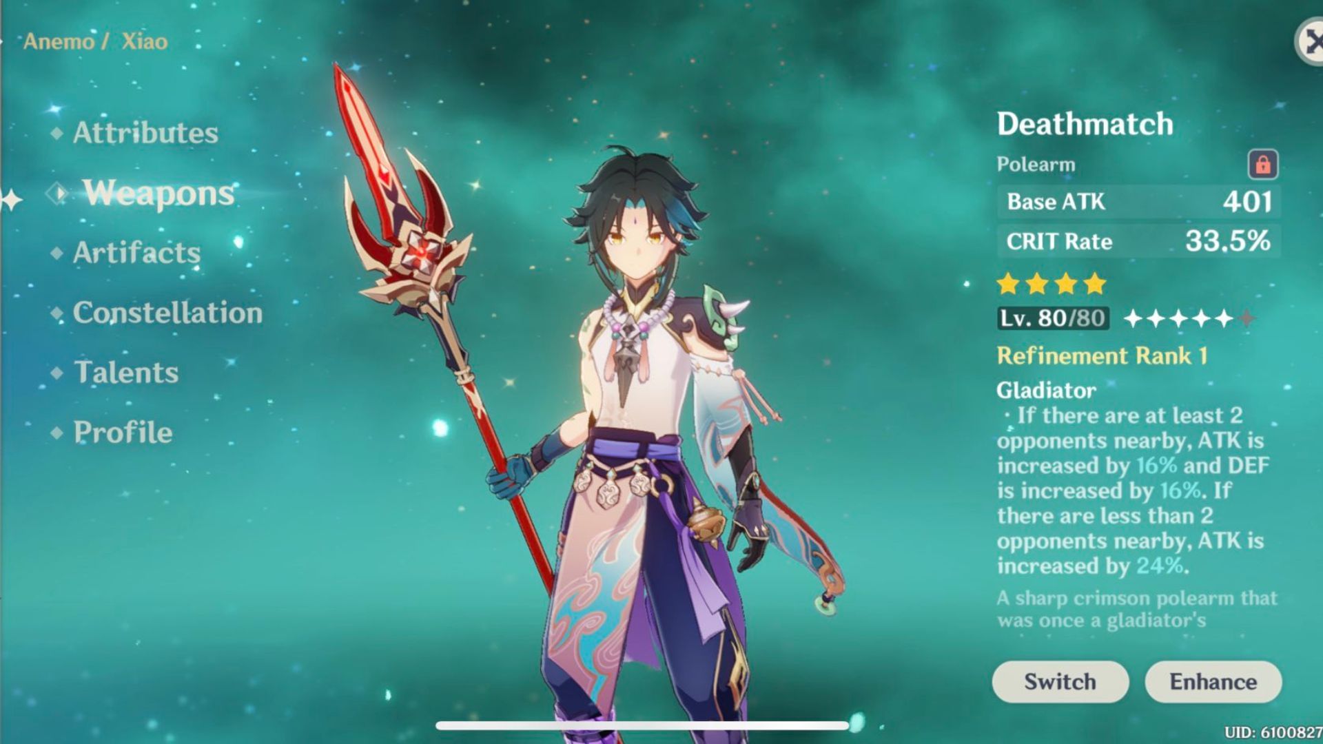 5 best Polearm weapons for Xiao in Genshin Impact