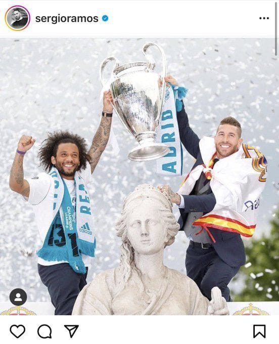 "Your legacy is eternal" – Sergio Ramos congratulates Marcelo on ...