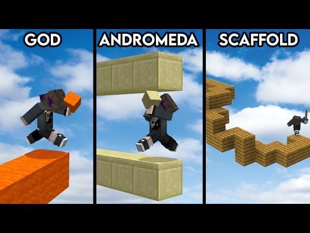 Minecraft 1.19 how to use different speed bridge methods