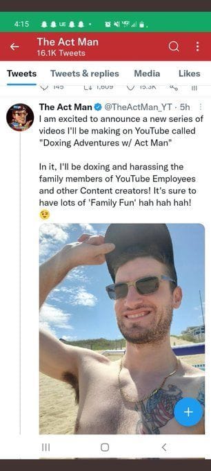 YouTube confirms the reason for demonetizing The Act Man’s channel