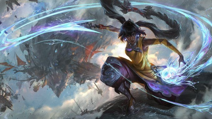 League of Legends Nilah has the power of Ashlesh, the Demon of Joy