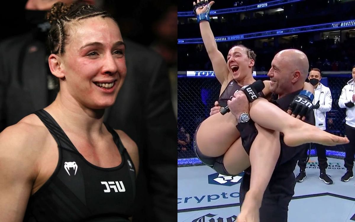 Vanessa Demopoulos reminisces leaping into Joe Rogan's arms