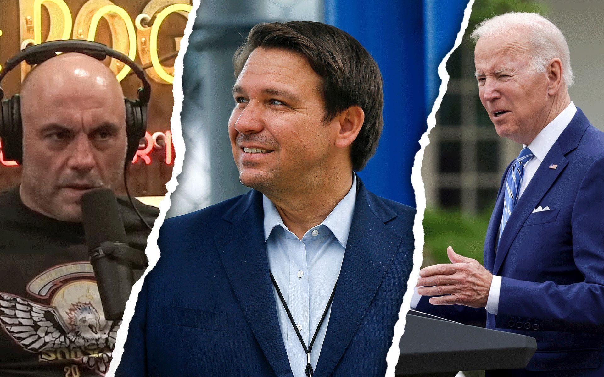 Joe Rogan supports Ron DeSantis as President over "dead man" Joe Biden