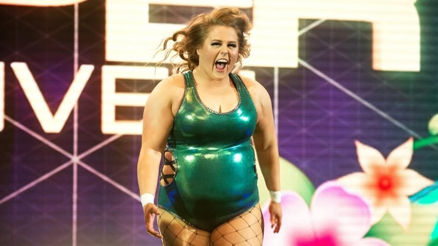 Doudrop reacts to WWE's post of her being slammed on RAW