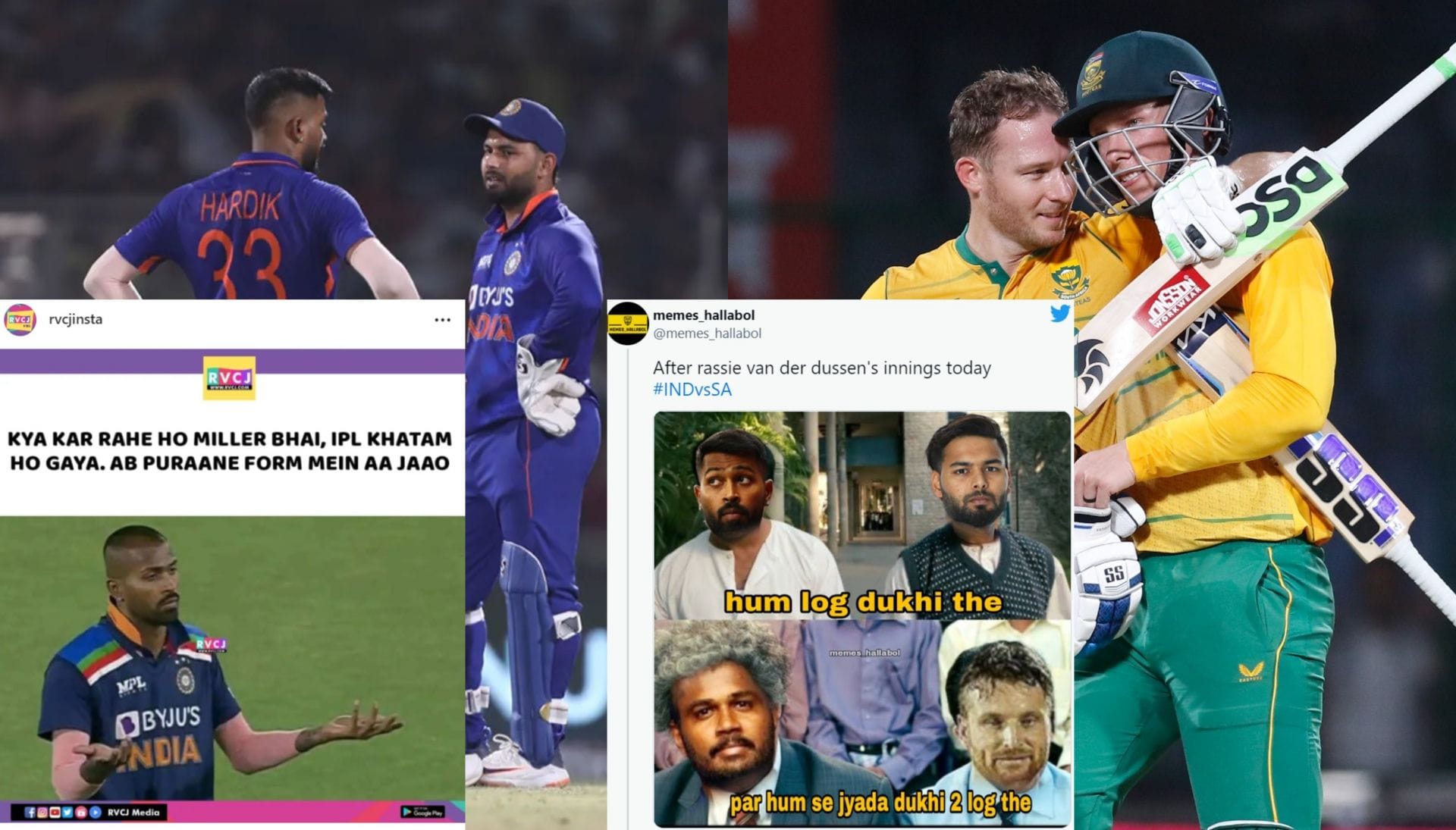 IND vs SA 2022: Top 10 funny memes from the first T20I