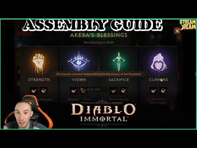 Diablo Immortal factions guide: How to get Shadow Assembly Blessings ...