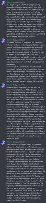 My Hero Academia Chapter 357 raw scans and spoilers: The battle between Endeavor and AFO ...