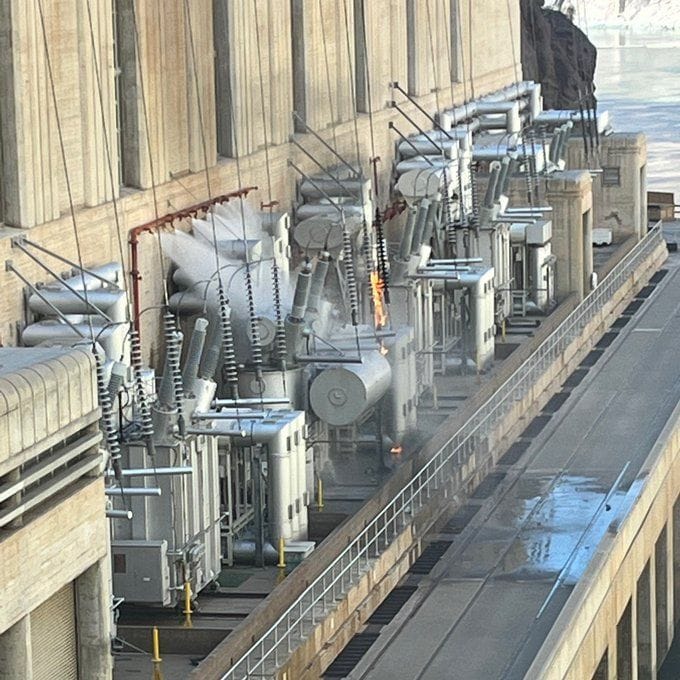 What happened at the Hoover Dam? Explosion explained as viral ...