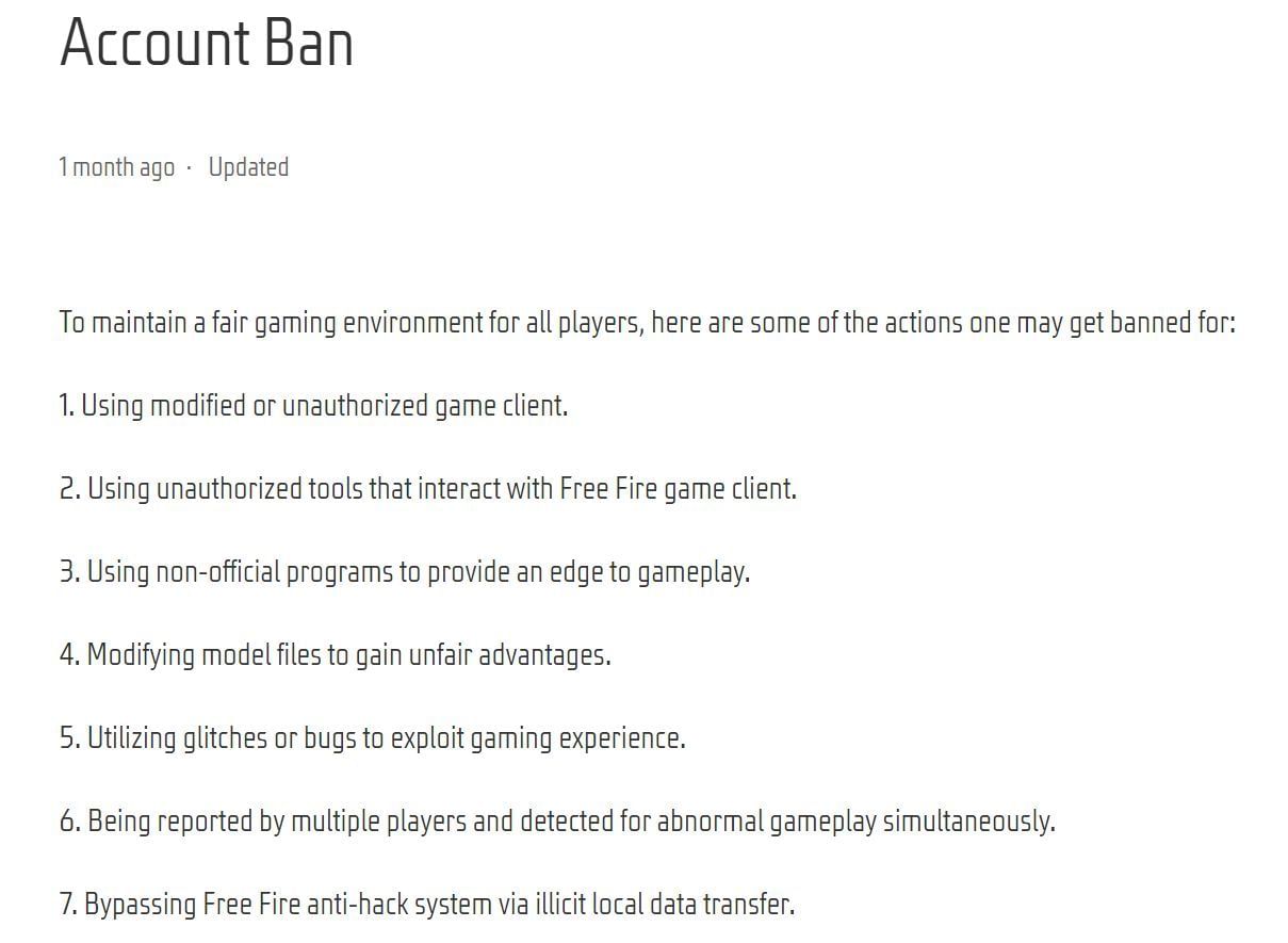 Fact Check: Can buying and selling Free Fire accounts get you banned?