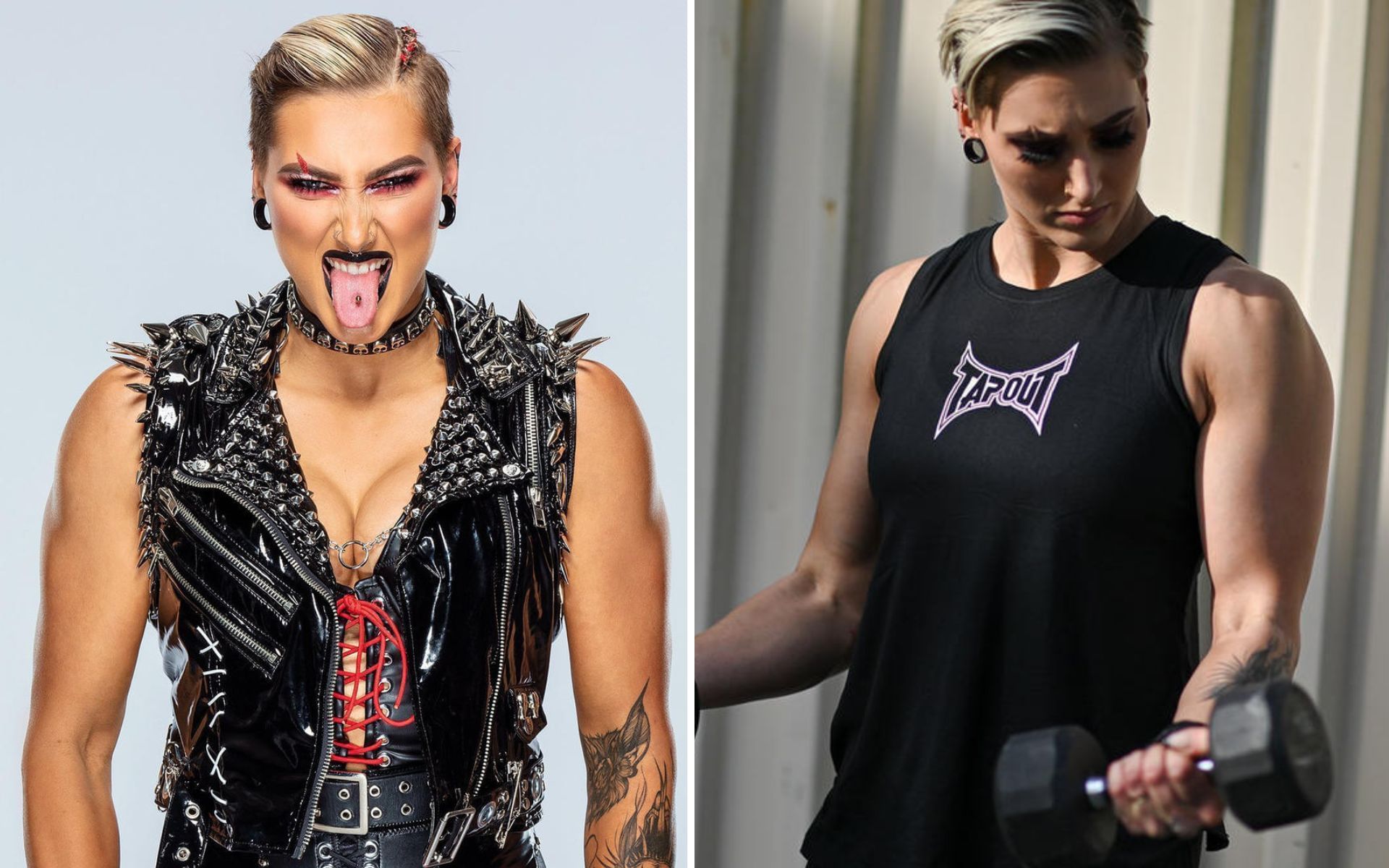 WWE Superstar Rhea Ripley shows off her incredible physique