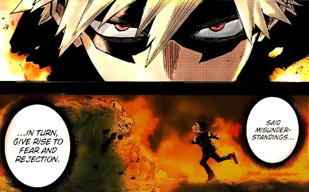 My Hero Academia Chapter 358: Bakugo debuts his new moves and weapons ...