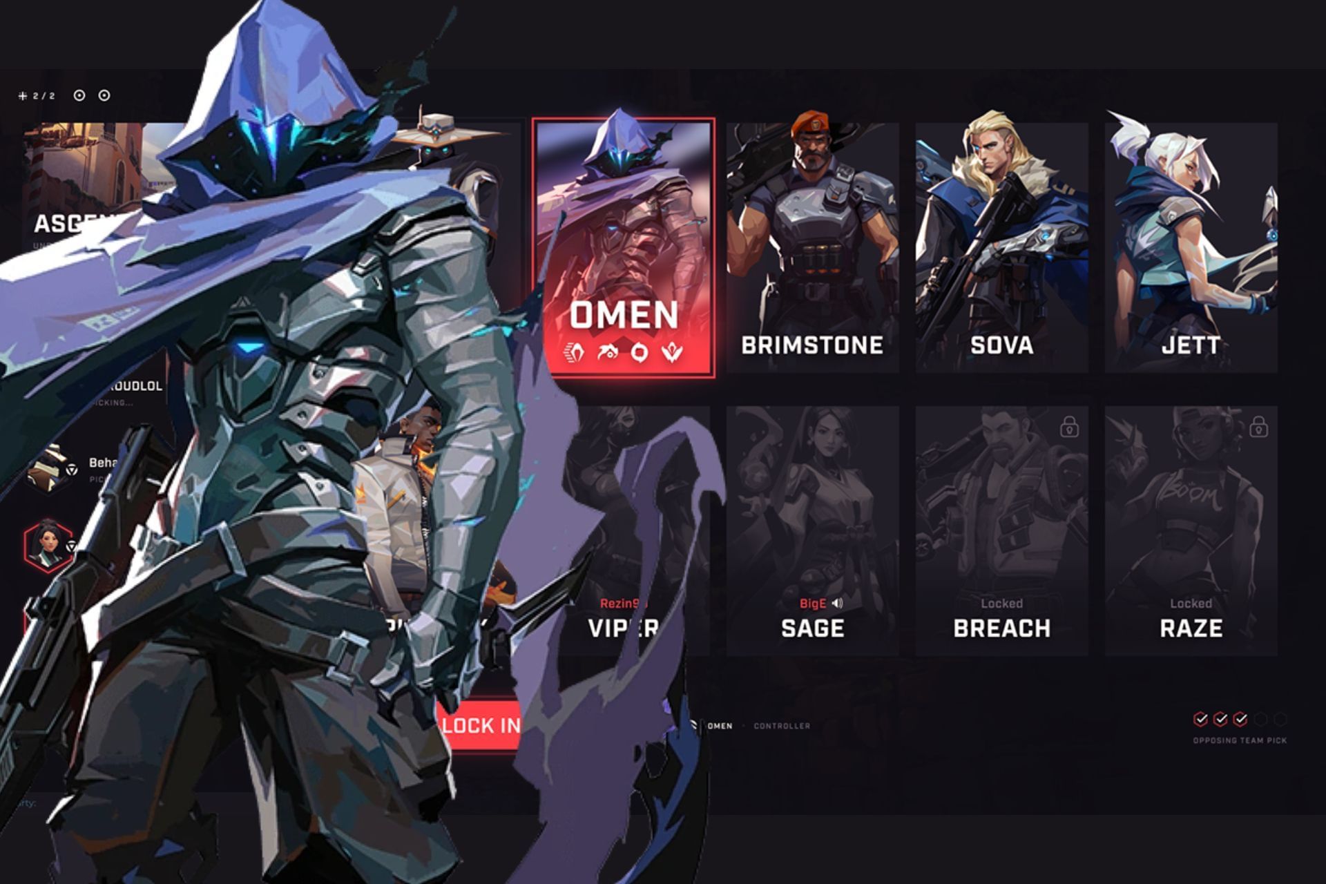 Valorant to reportedly inroduce new UI for Agent section in patch 5.03