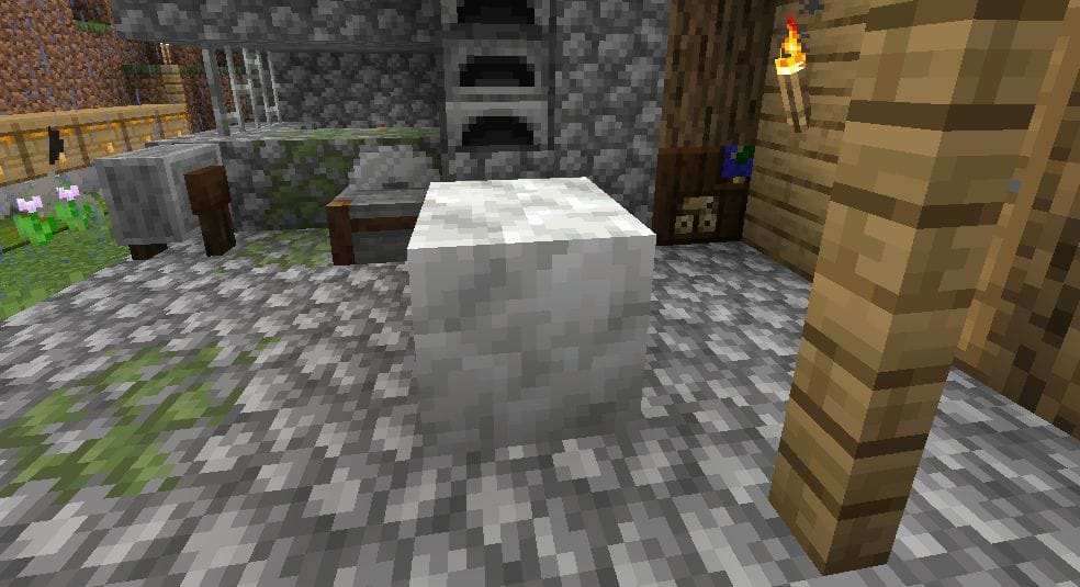Calcite in Minecraft