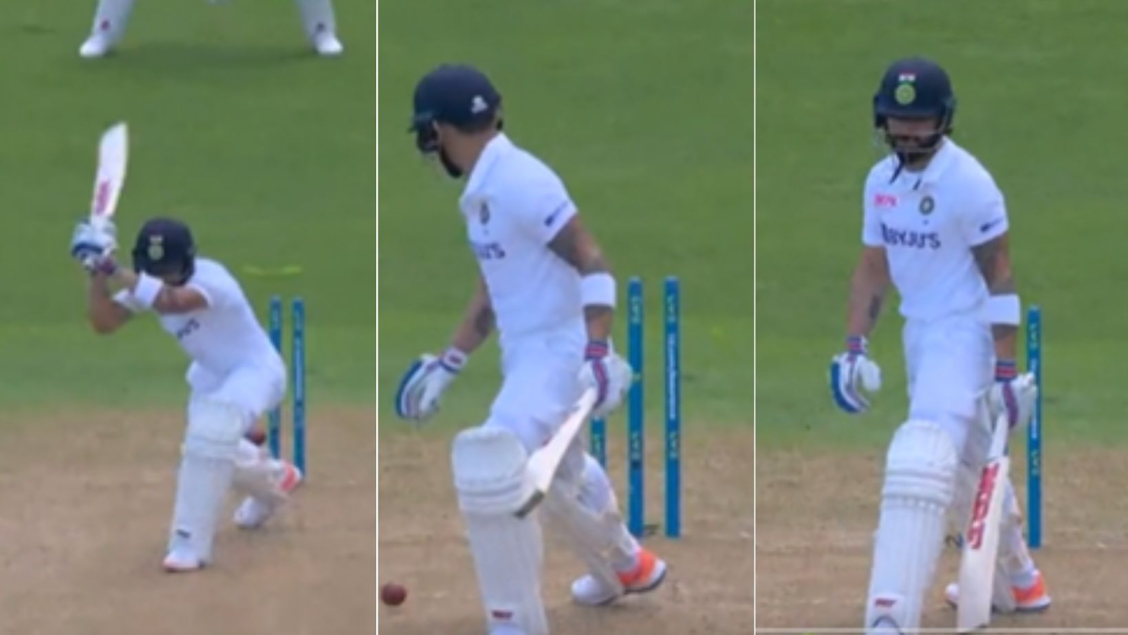[Watch] Bizarre dismissal as Virat Kohli gets bowled while trying to ...