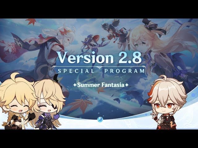 Genshin Impact 2.8 banner schedule Klee rerun and Kazuha release date