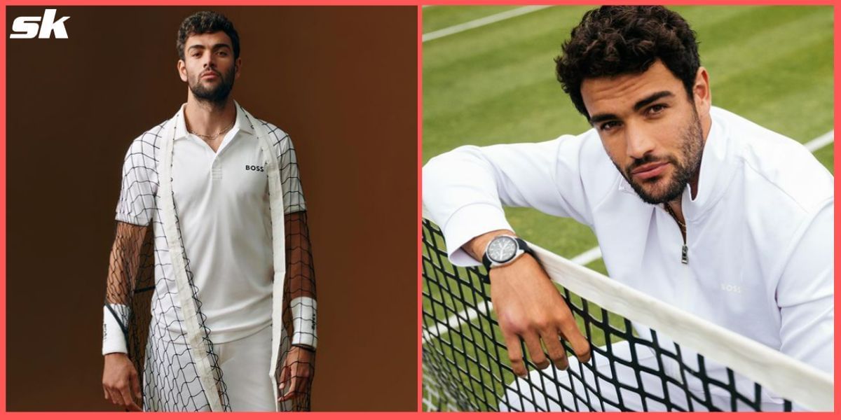 In pictures: Matteo Berrettini dazzles in new collection for luxury ...
