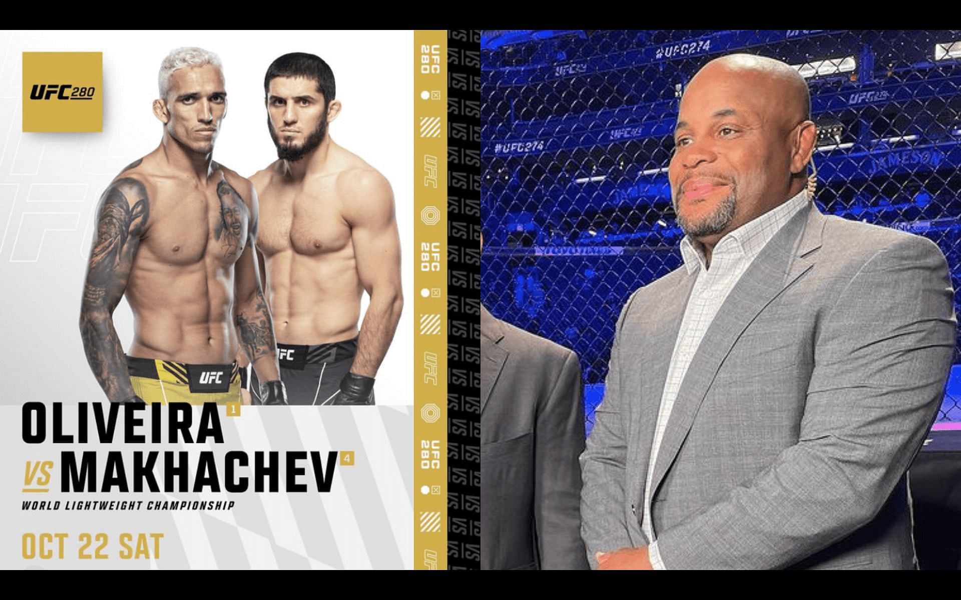 Charles Oliveira faces Islam Makhachev threat, says Daniel Cormier Charles Oliveira faces Islam Makhachev threat, says Daniel Cormier