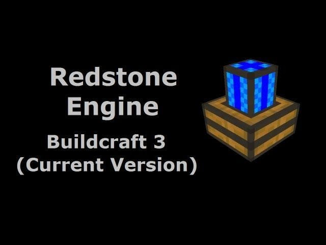 How to use a Buildcraft redstone engine in Minecraft update