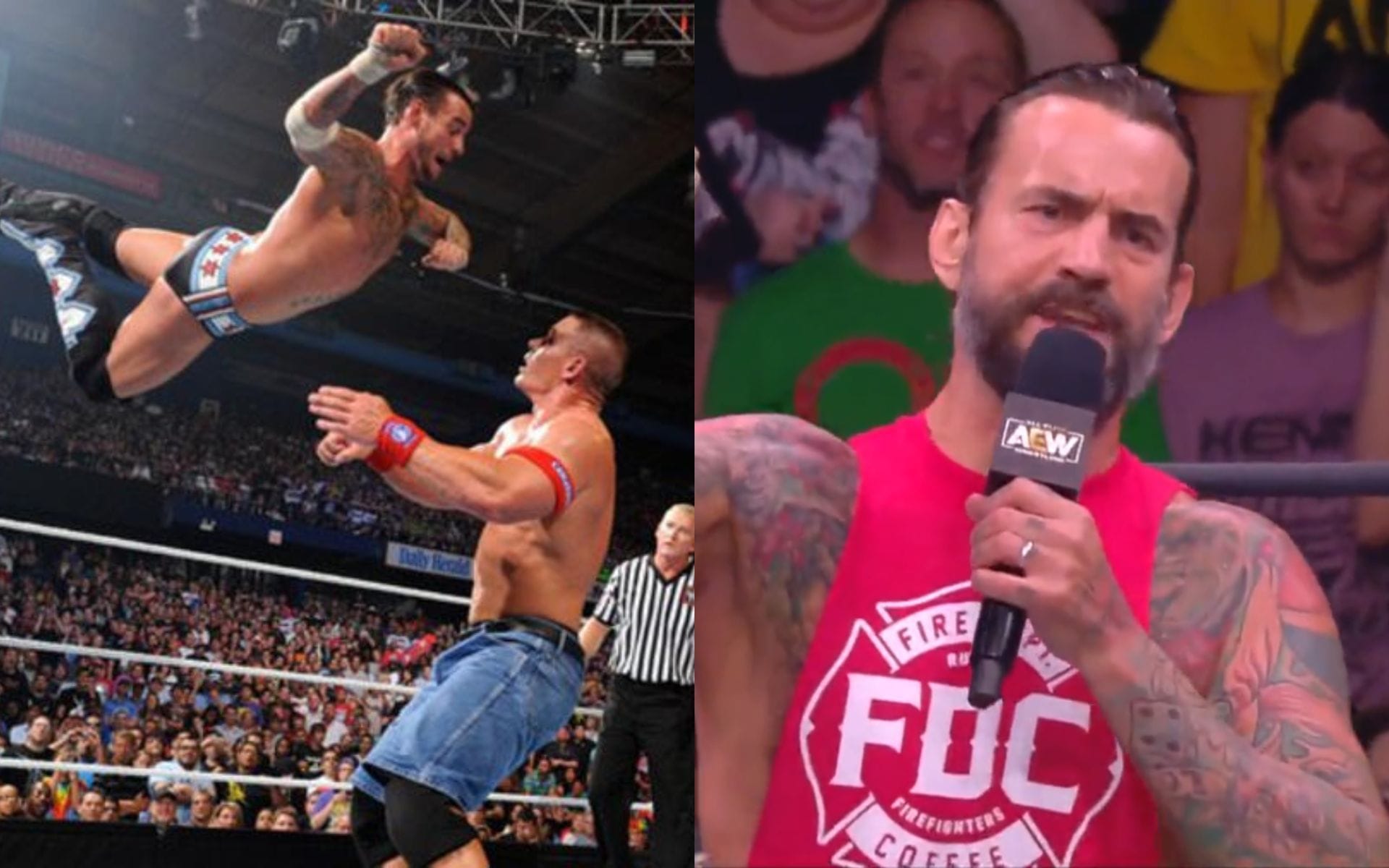 CM Punk announces his in-ring return match; references John Cena
