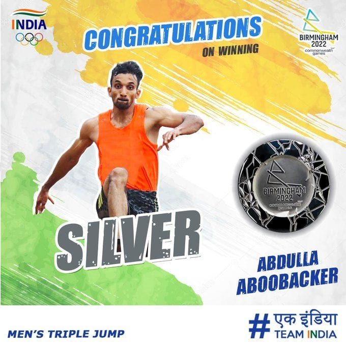 CWG 2022: Twitterati laud Indian triple jump athletes Eldhose Paul ...