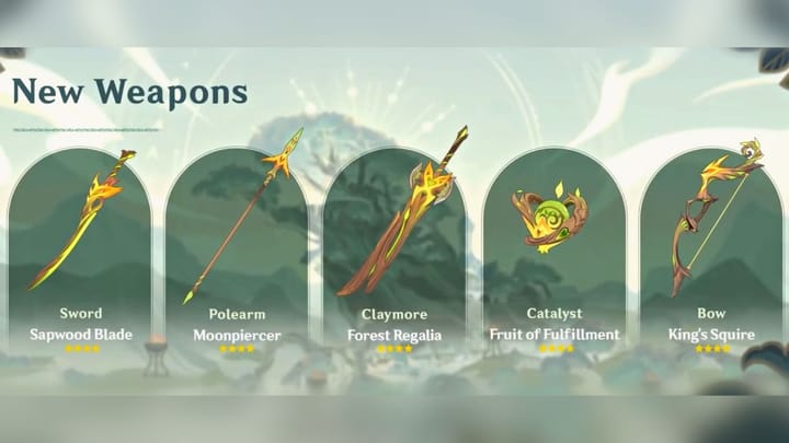 How to unlock Sumeru's craftable weapons in Genshin Impact