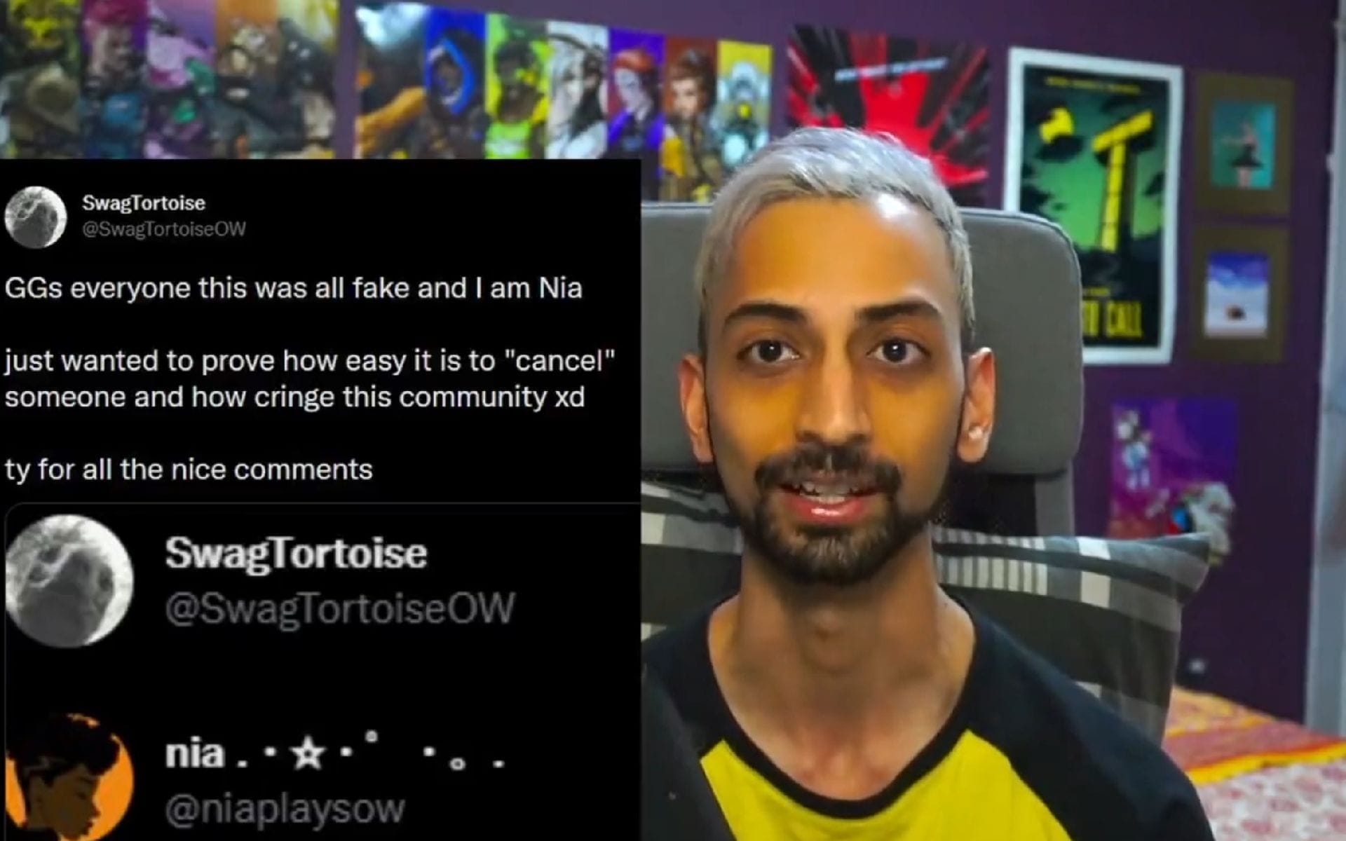 Internet troll pretends to be an underage girl and falsely frames Overwatch Twitch streamer SVB