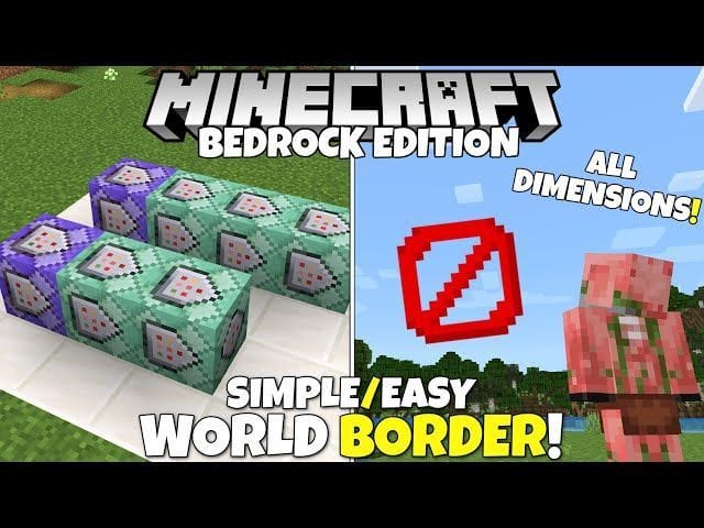 How to make a world border in Minecraft Education Edition