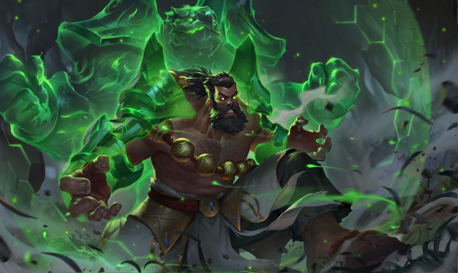 League of Legends Udyr rework: Every skin splash art and more