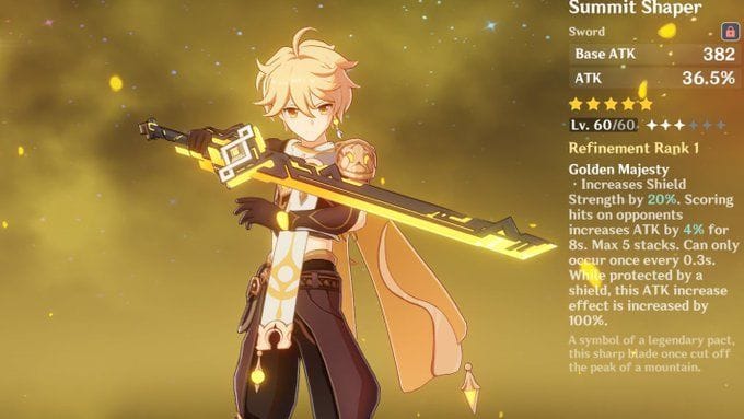 Best characters for Thundering Pulse and Summit Shaper in Genshin Impact