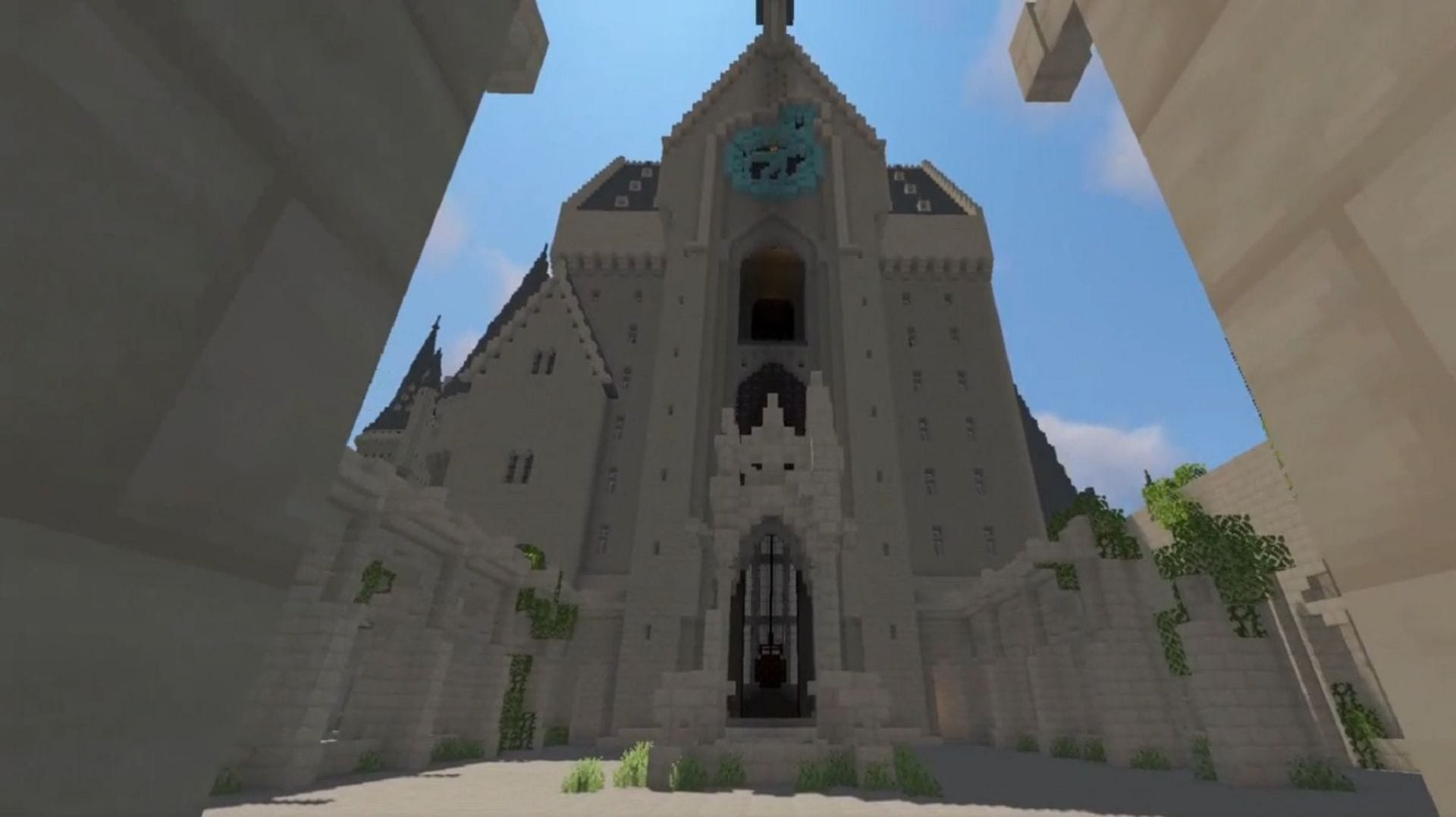 Minecraft Redditor creates the mystical Hogwarts with extreme detail