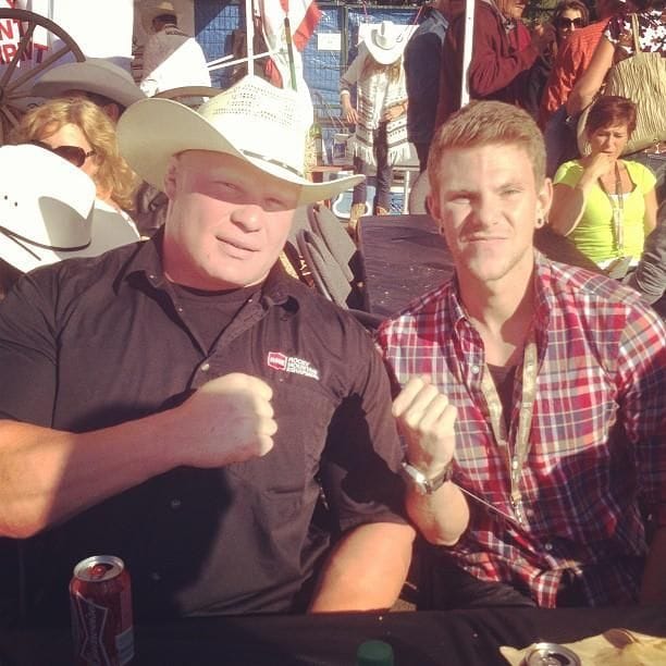 5 Rare images of former WWE Champion Brock Lesnar as a family man