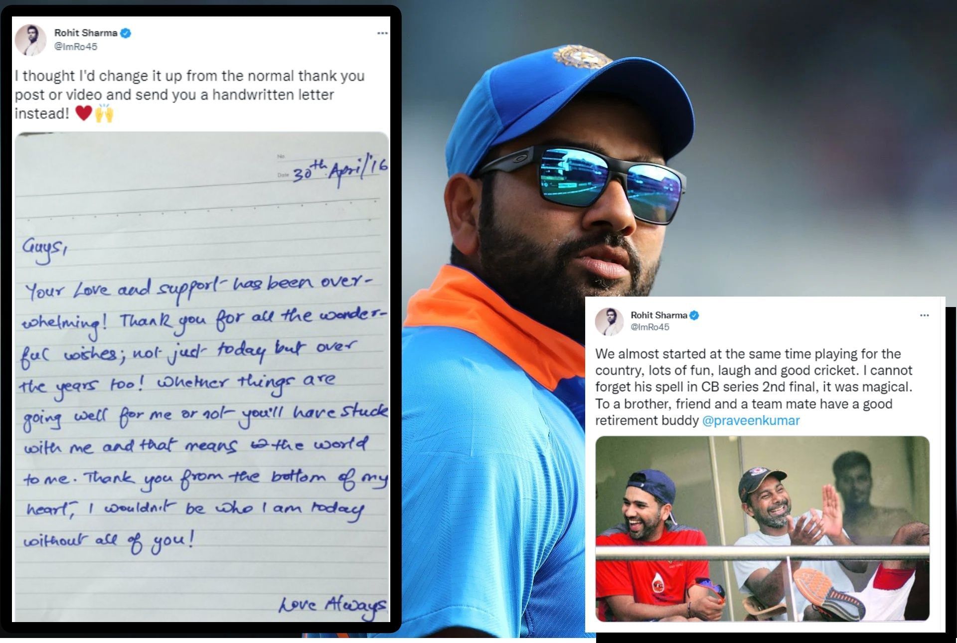 “My heart is heavy as I’m sure yours is too” - 5 times Rohit Sharma ...